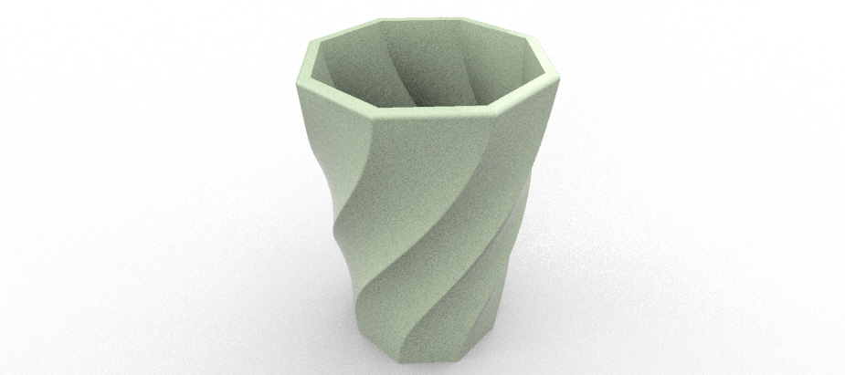 3D file eight-sided spiral polygon pen 🖊️ ・Design to download and 3D ...