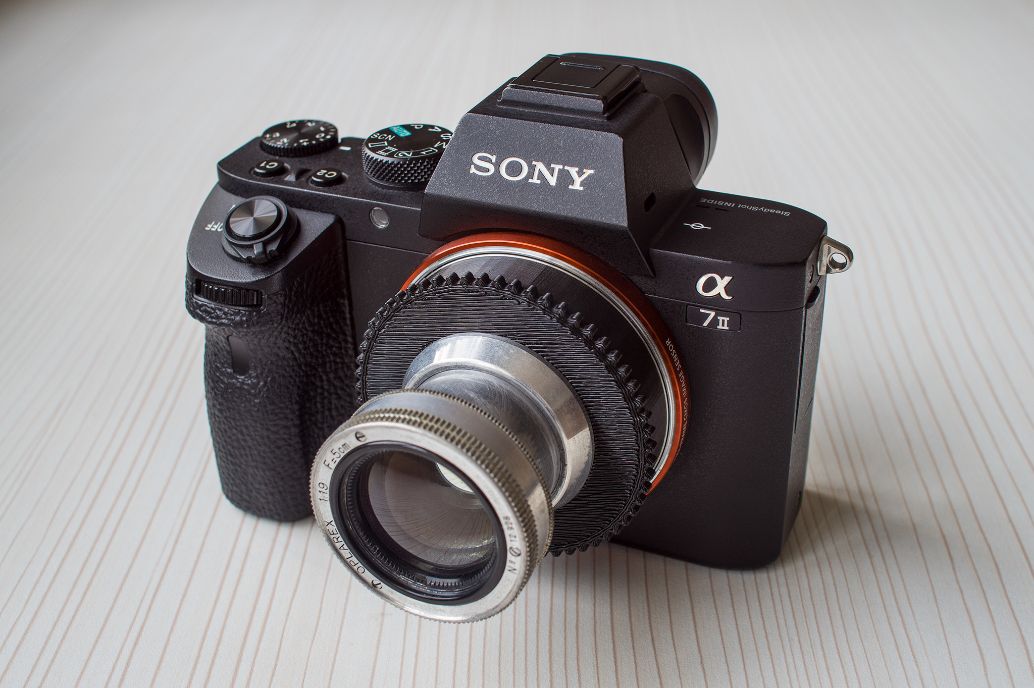 STL file Adapter FOCA Oplarex to Sony E mount (NEX) 🦭 ・Design to ...