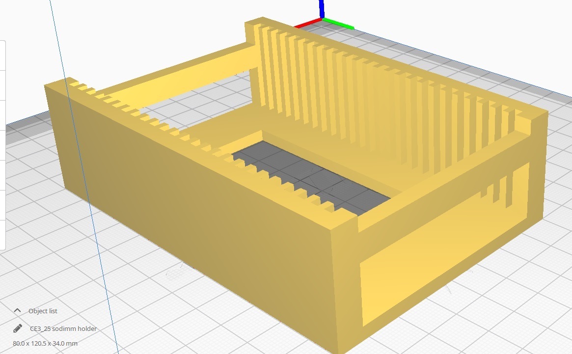 🐏 25 DIMM RAM (laptop memory) tray / storage / holder・ STL File for ・Cults