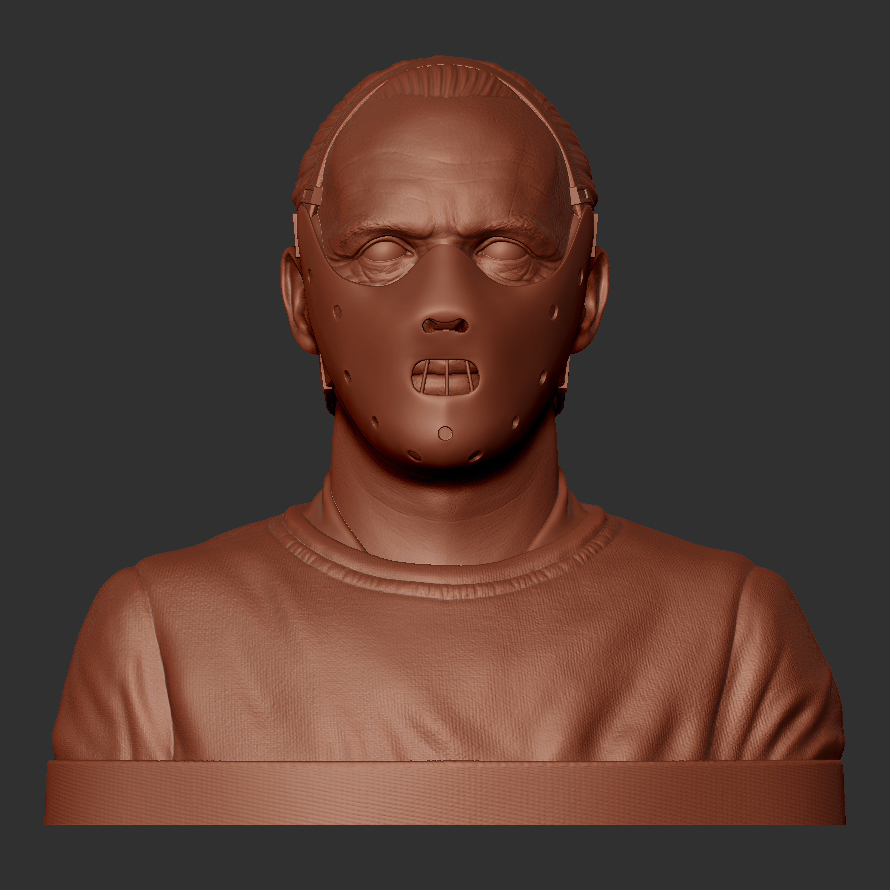 🤫 Hannibal Lecter・ STL File for ・Cults