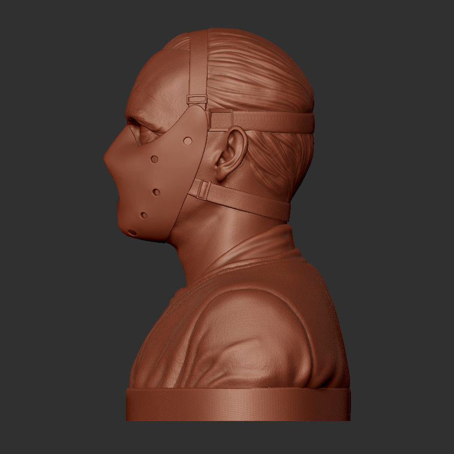 🤫 Hannibal Lecter・ STL File for ・Cults