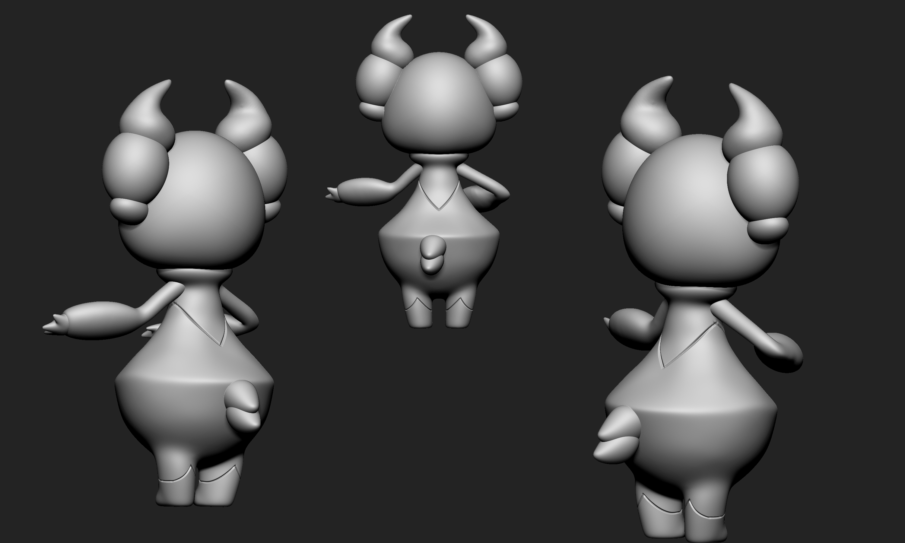 🐉 Pokemon - Male Indeedee and Female Indeedee・ STL File for ・Cults
