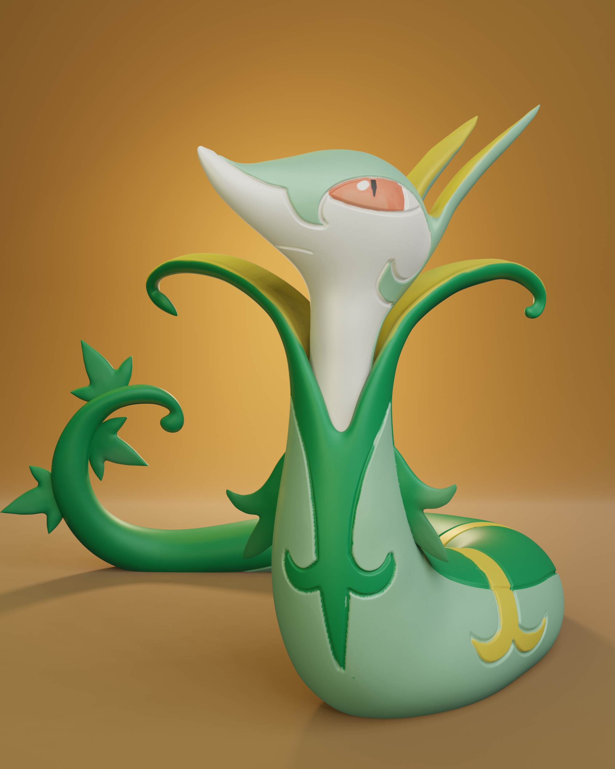 STL file Pokemon - Serperior 🐉 ・3D printing model to download・Cults