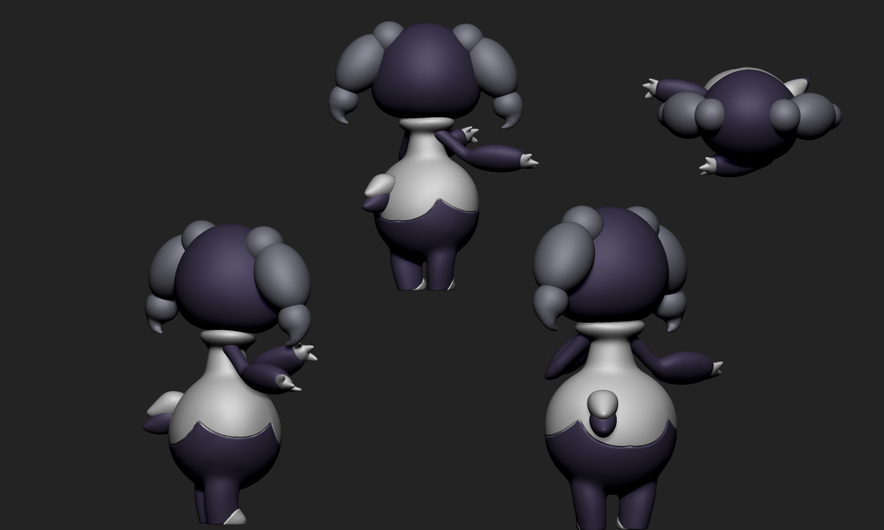 🐉 Pokemon - Female Indeedee・ STL File for ・Cults