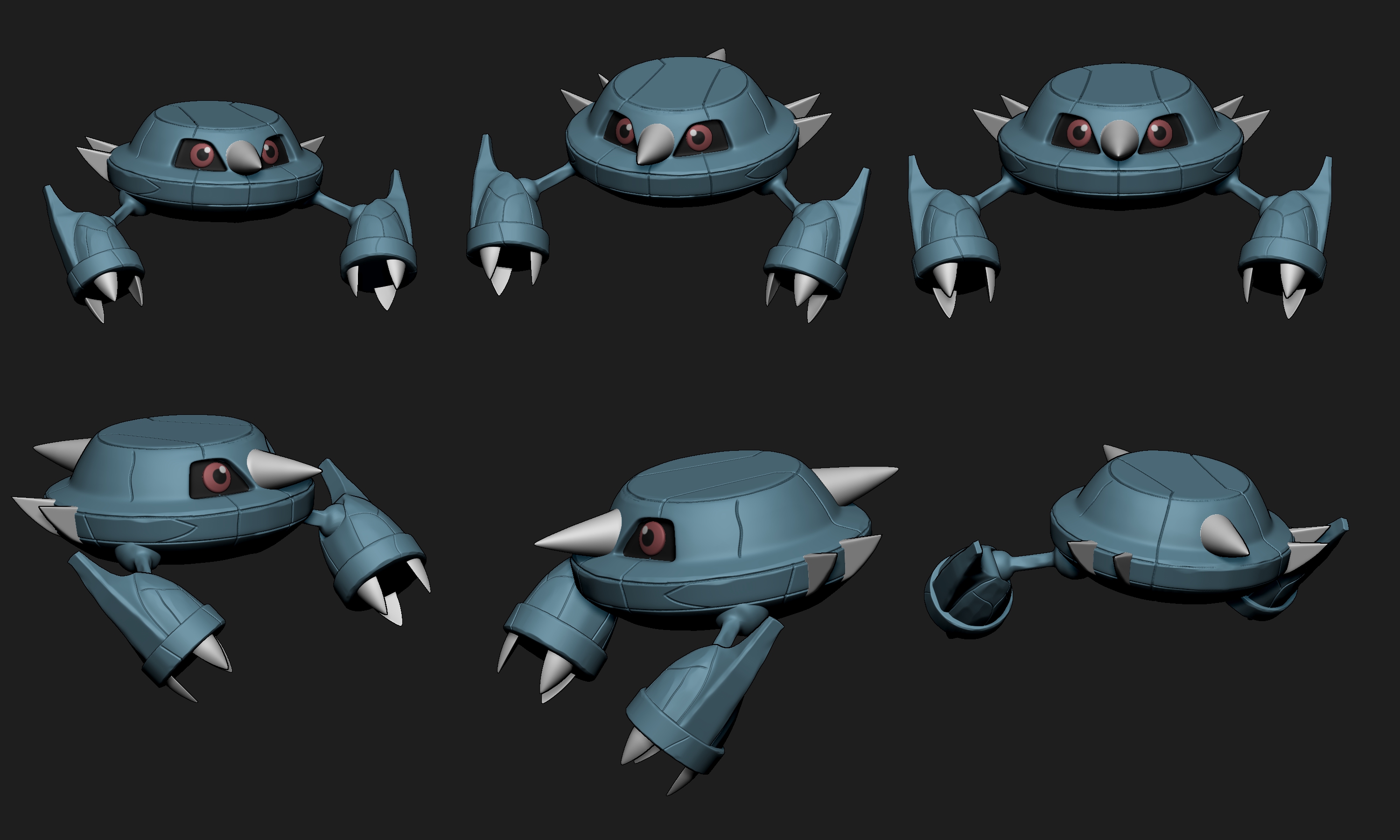 Archivo STL Pokemon - Metang 🐉・Plan imprimible en 3D para descargar・Cults