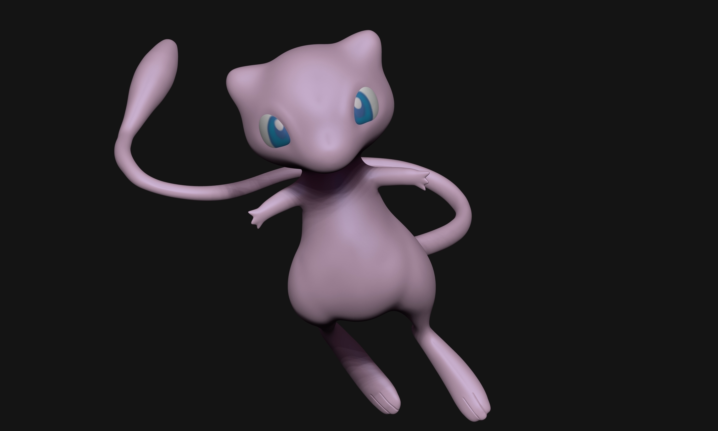 Fichier OBJ Pokemon - Mew (avec les coupes et dans son ensemble) 🐉 ...