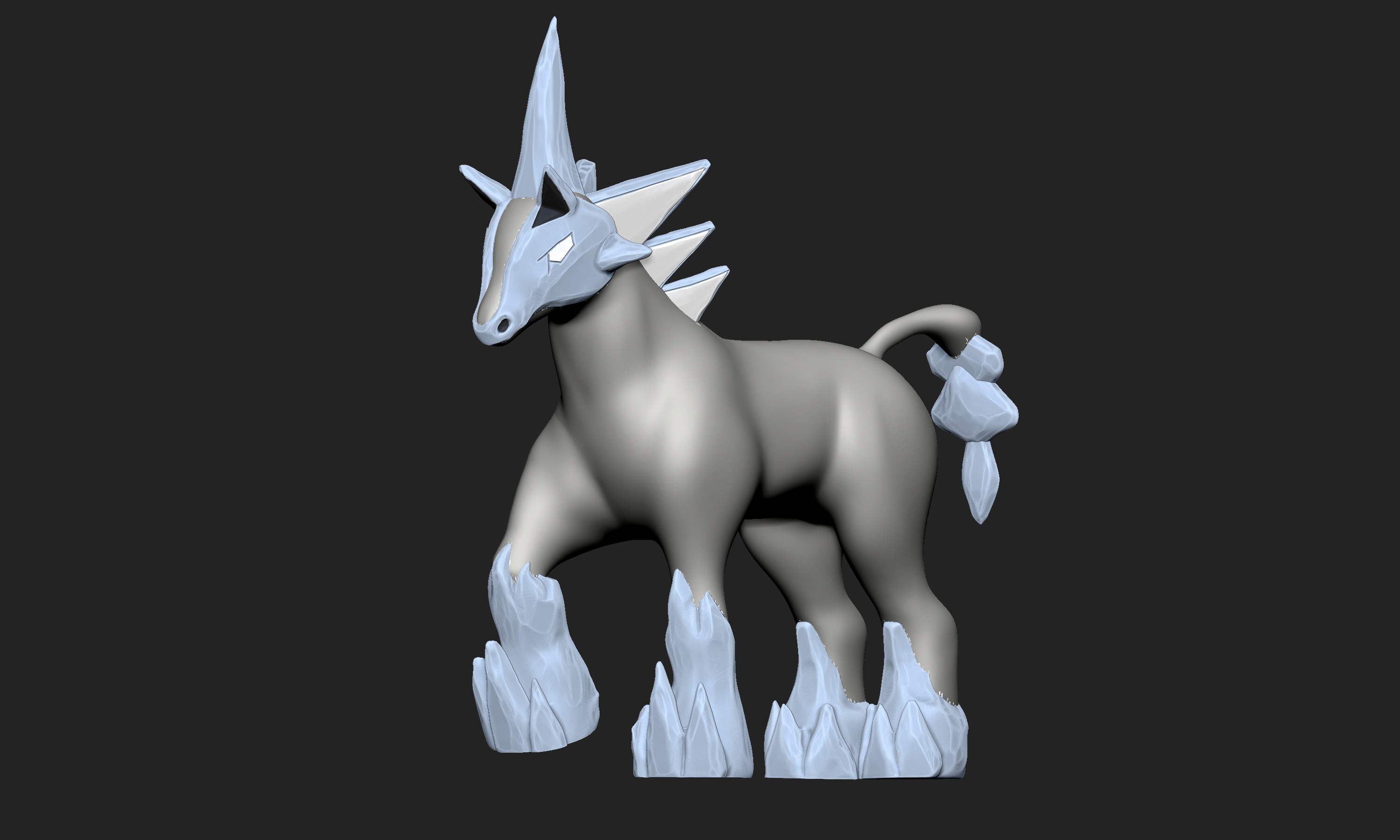 🐉 Pokemon - Glastrier・ STL File for ・Cults