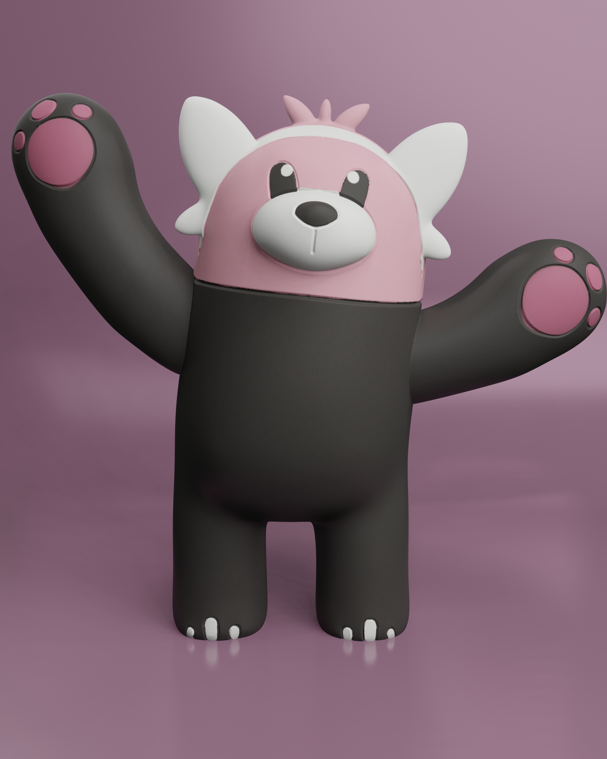 🐉 Pokemon - Bewear・Arquivo STL para ・Cults