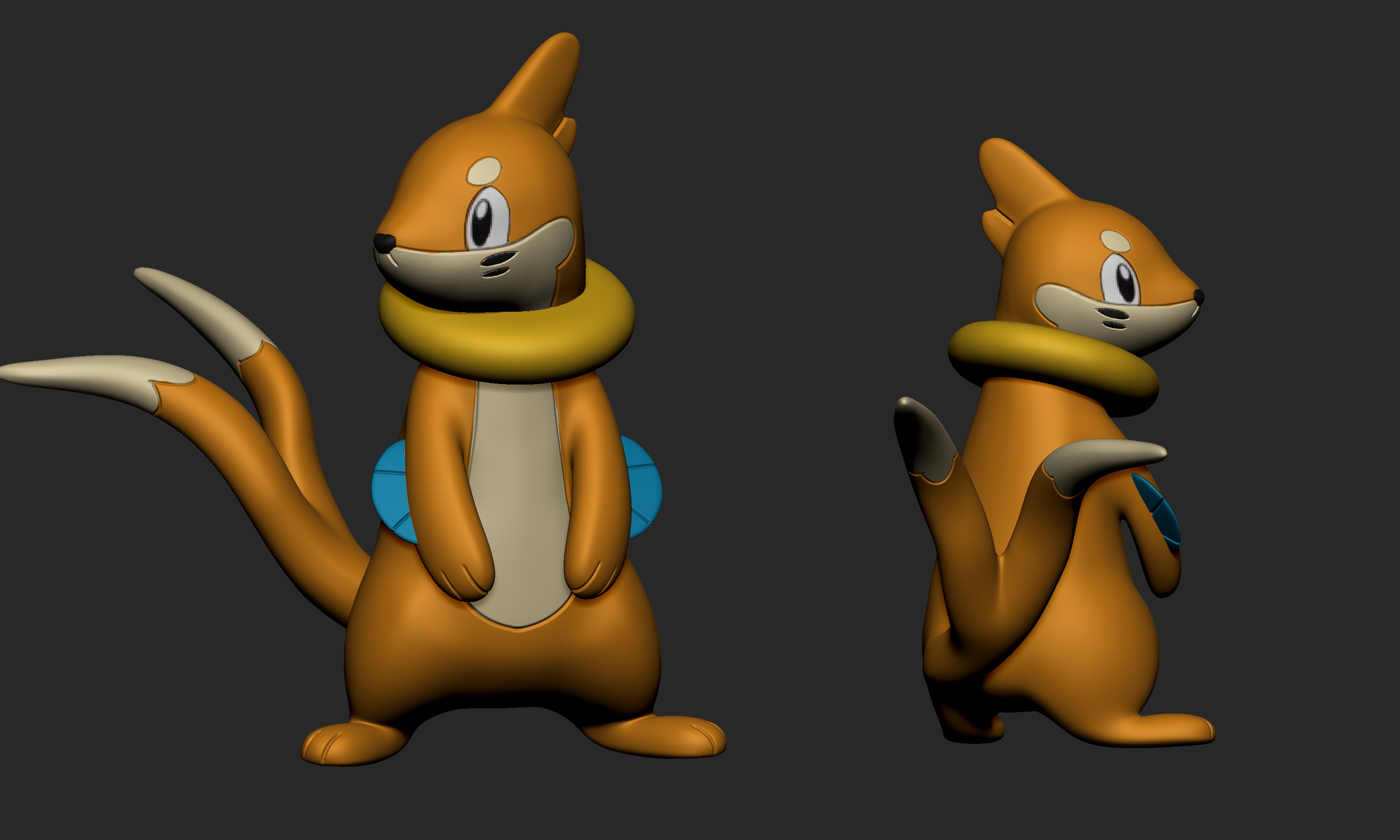 Archivo STL Pokemon - Buizel 🐉 ・Diseño imprimible en 3D para descargar ...