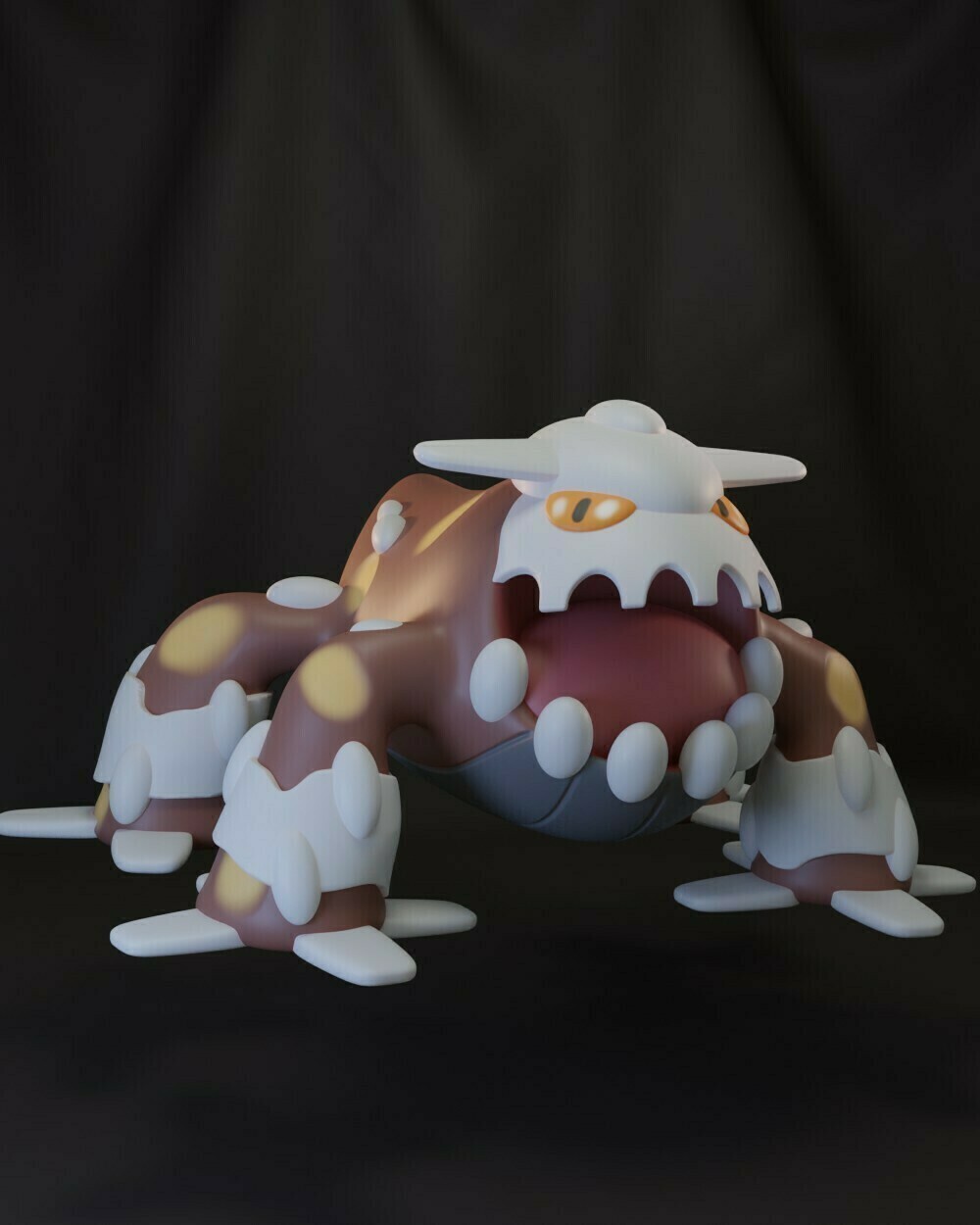 🐉 Pokemon - Heatran(with cuts and as a whole)・ OBJ File for ・Cults