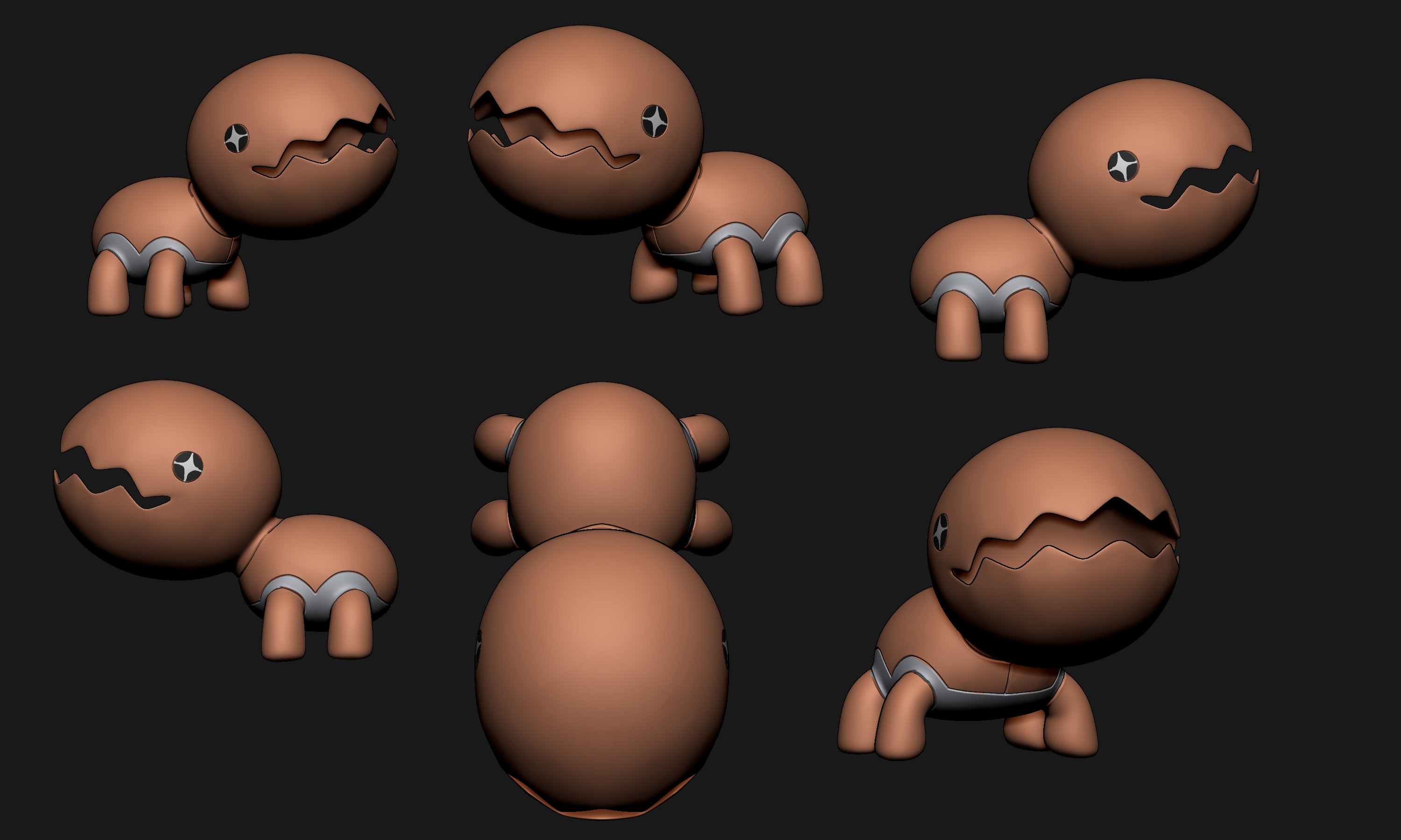 OBJ file Pokemon - Trapinch 🐉 ・3D printer model to download・Cults