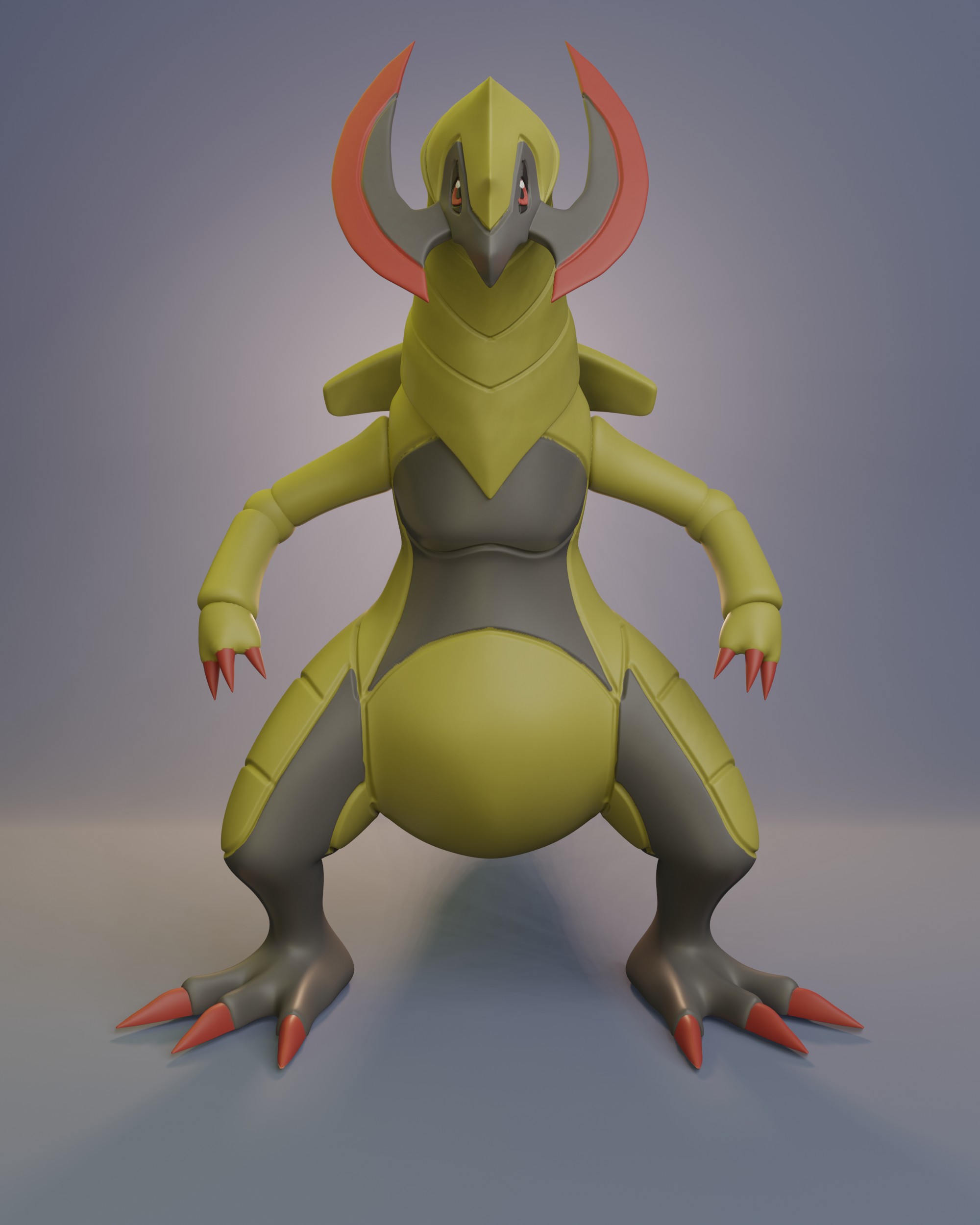 🐉 Pokemon - Haxorus with 2 different poses・ STL File for ・Cults