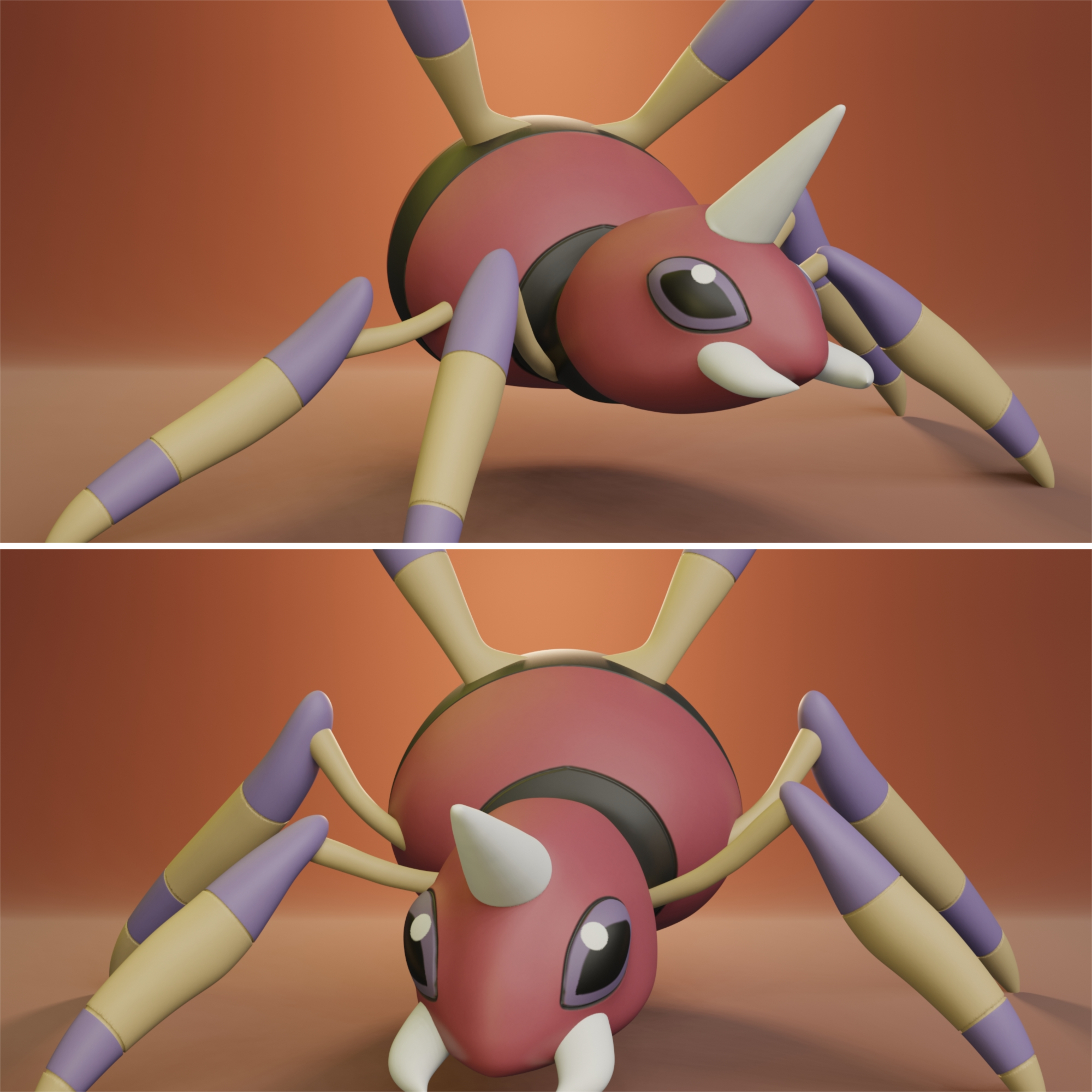 STL file Pokemon - Ariados 🐉 ・3D printable model to download・Cults