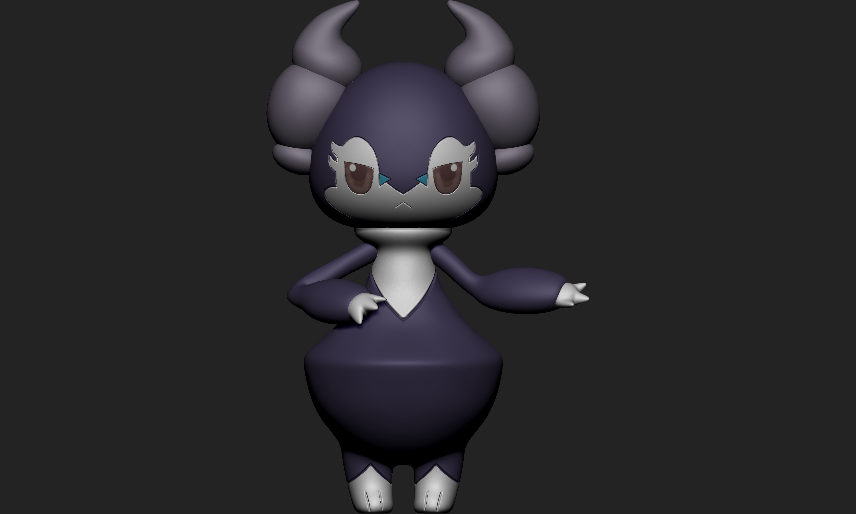 🐉 Pokemon - Male Indeedee and Female Indeedee・ STL File for ・Cults