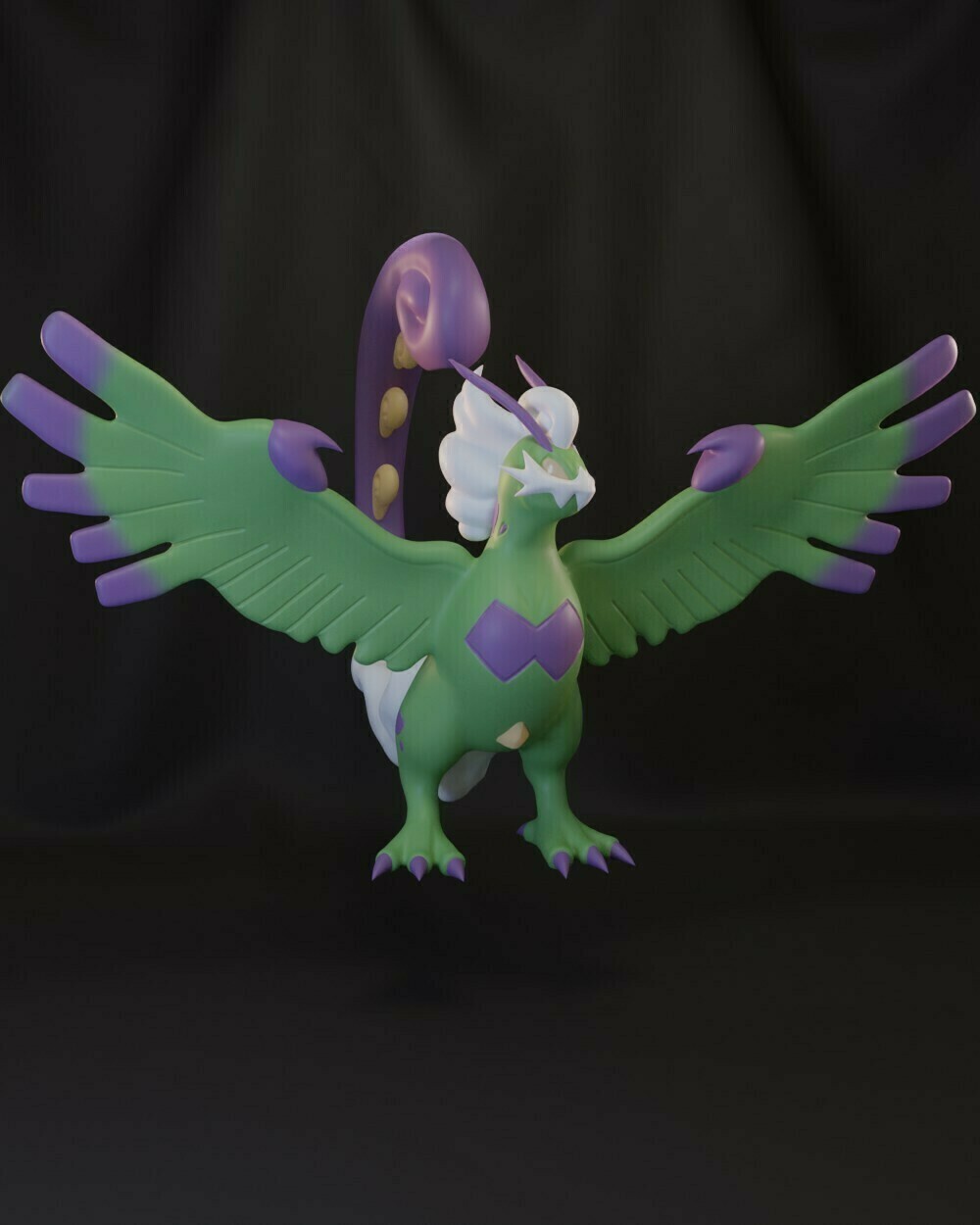 OBJ file Pokemon - Tornadus Therian(with cuts and as a whole) 🐉 ・3D ...