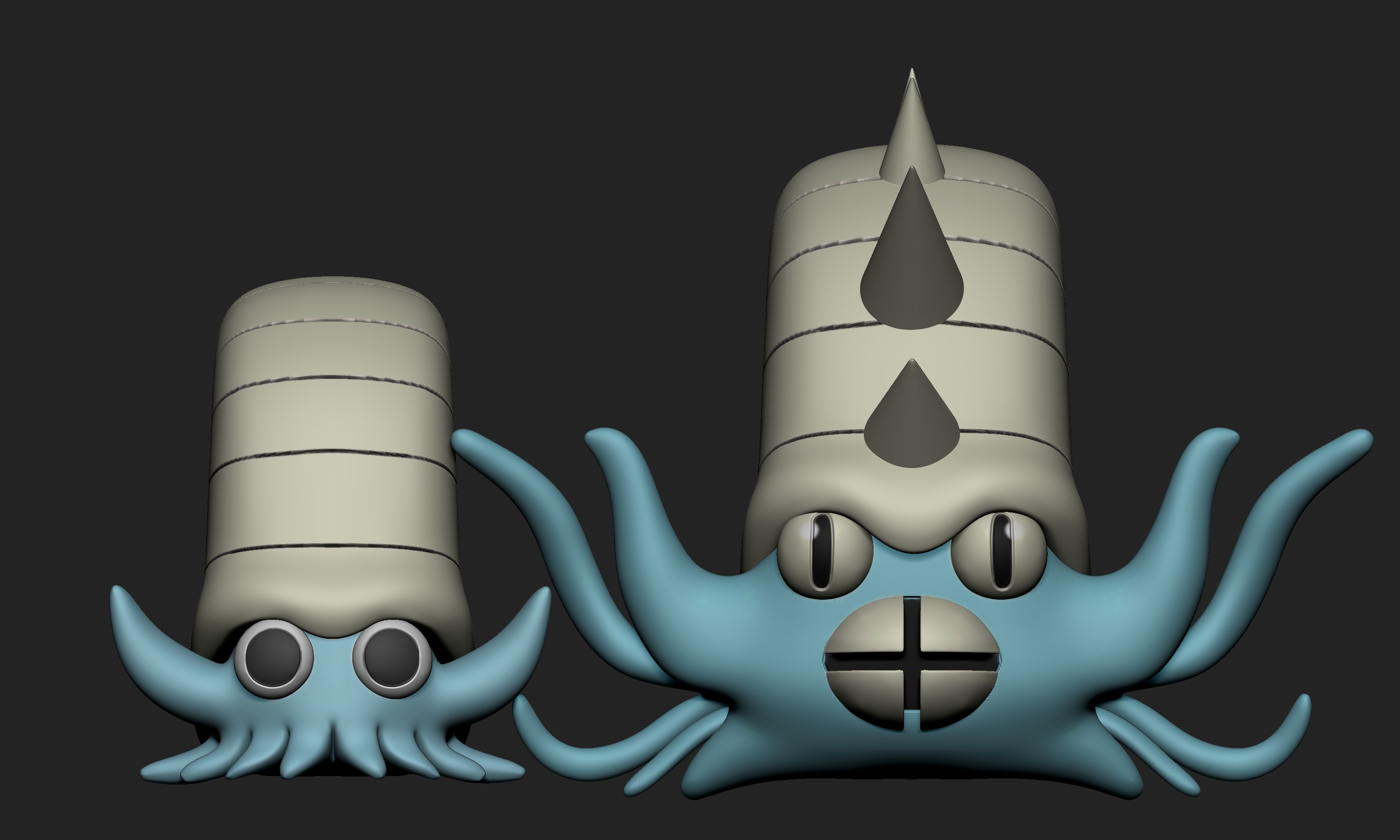 STL file Pokemon - Omanyte and Omastar 🐉 ・3D printing idea to download ...