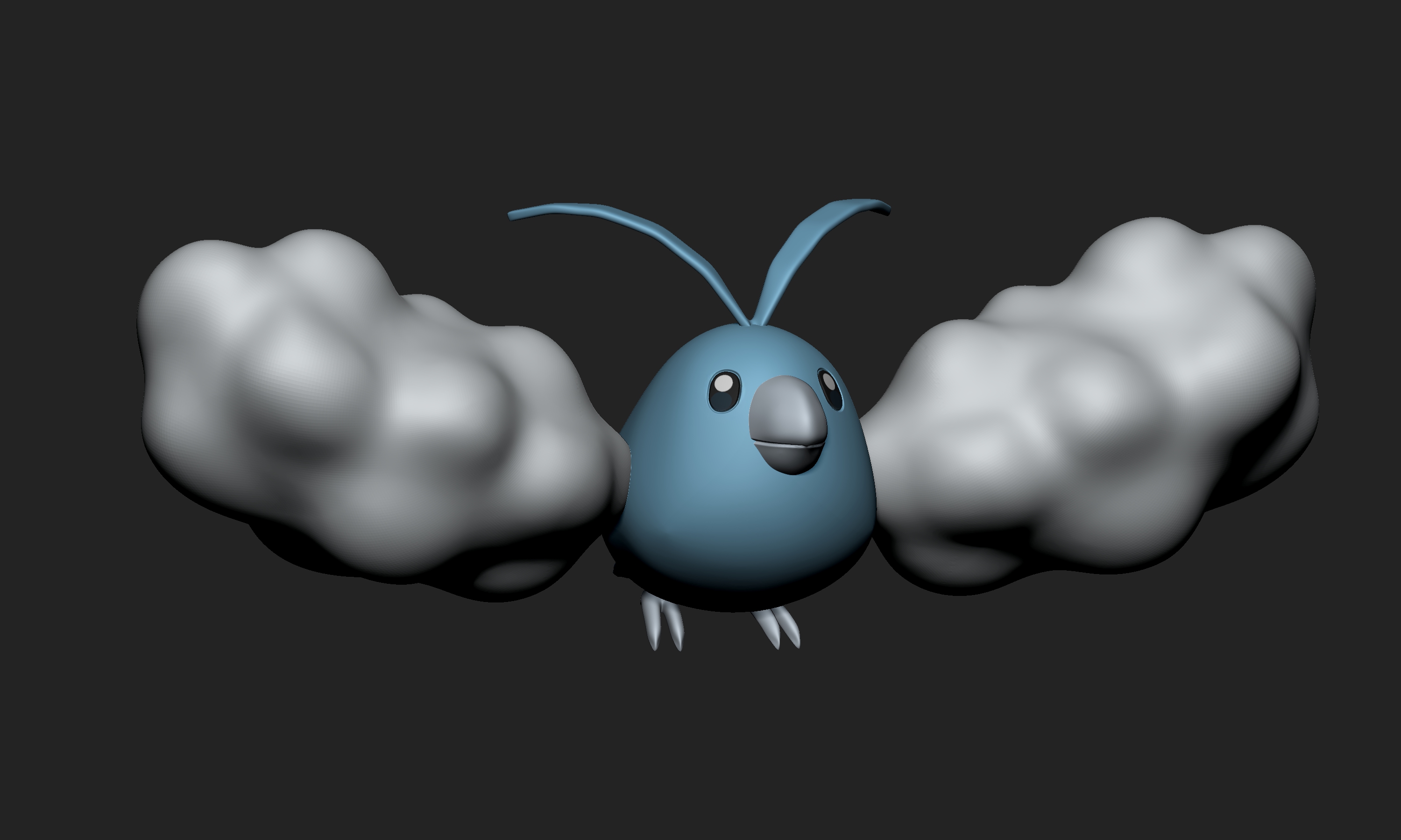 STL file Pokemon - Swablu 🐉 ・3D print model to download・Cults