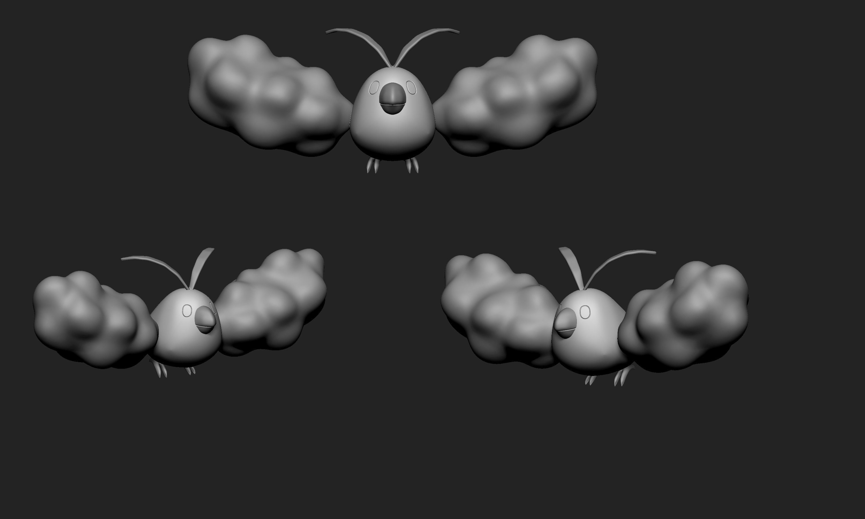 STL file Pokemon - Swablu 🐉 ・3D print model to download・Cults