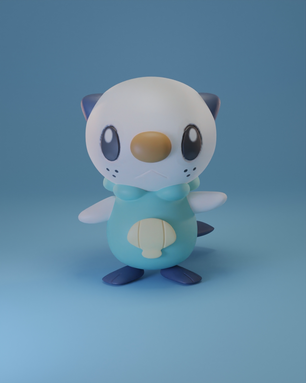 🐉 Pokemon - Oshawott・ OBJ File for ・Cults