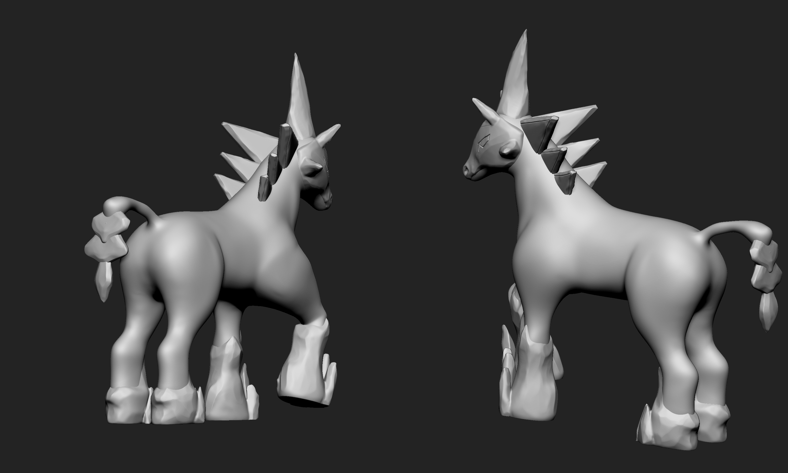 🐉 Pokemon - Glastrier・ STL File for ・Cults