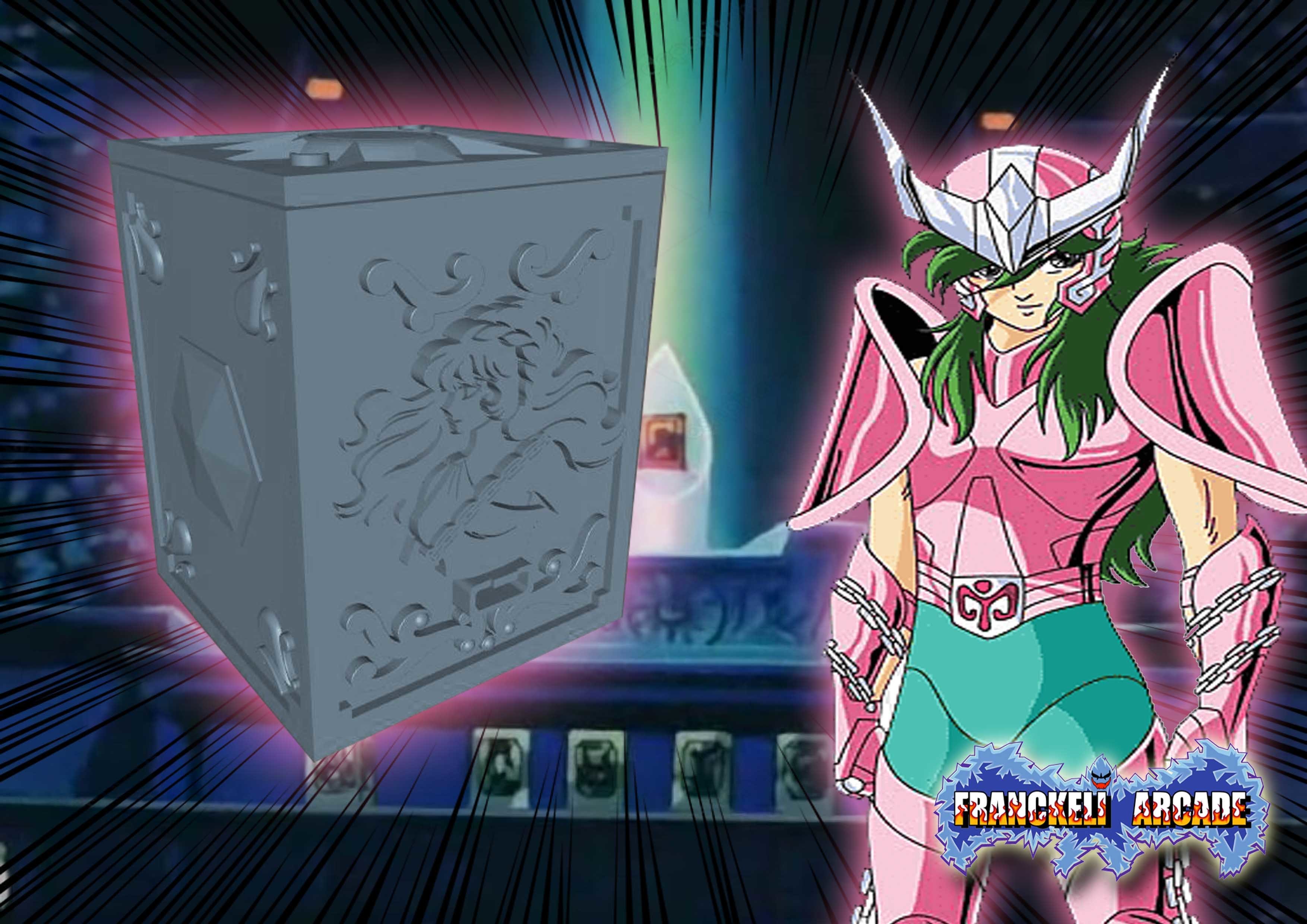 Archivo STL gratis san seiya andromeda box V2 📦 ・Modelo imprimible en ...