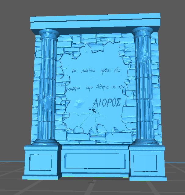 STL file SAINT SEIYA POSEIDON PEDESTAL CLOTH + testamento aioros 🎲 ...