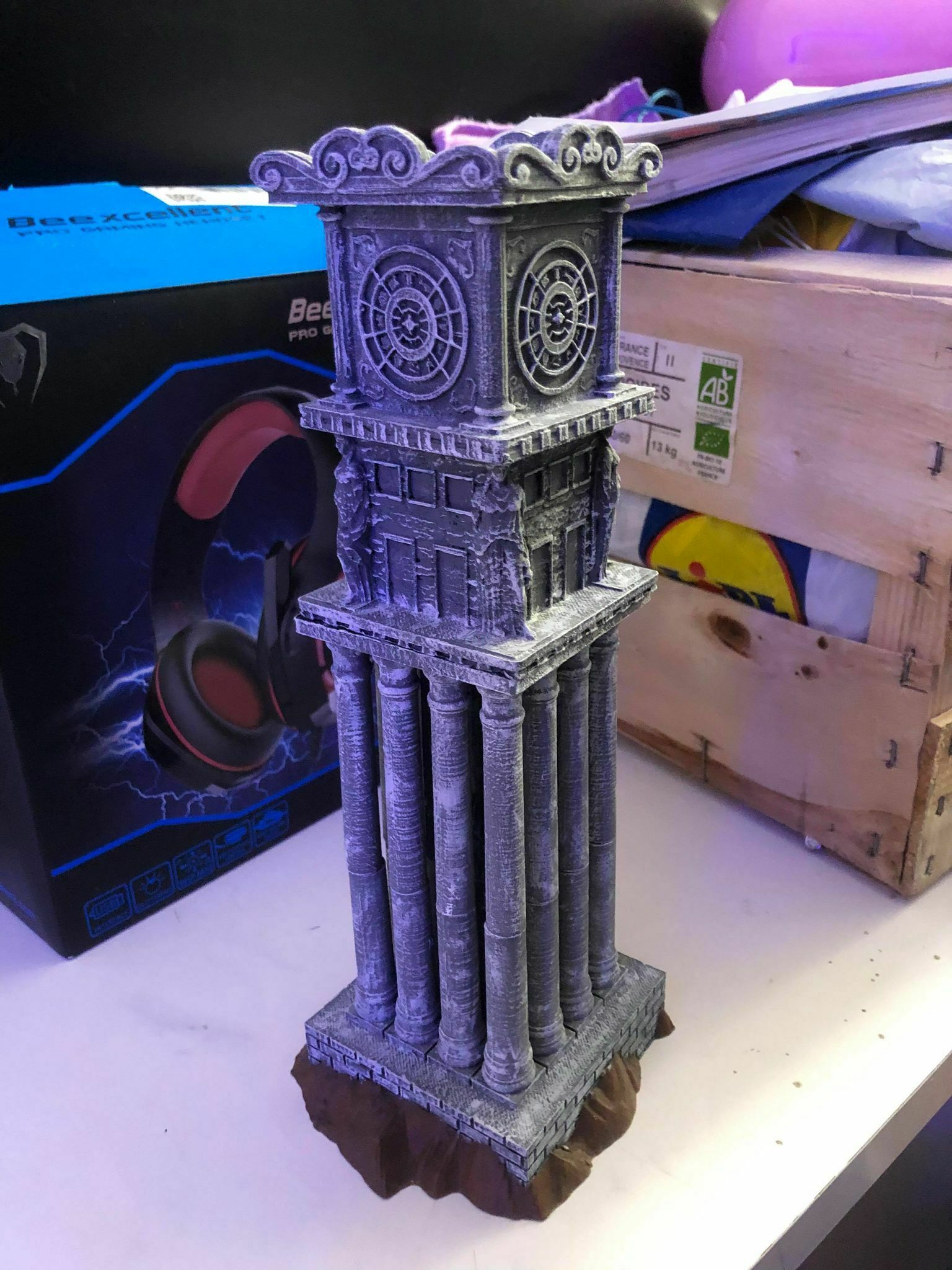 🎲 saint seiya torre reloj santuario・Free STL File for ・Cults