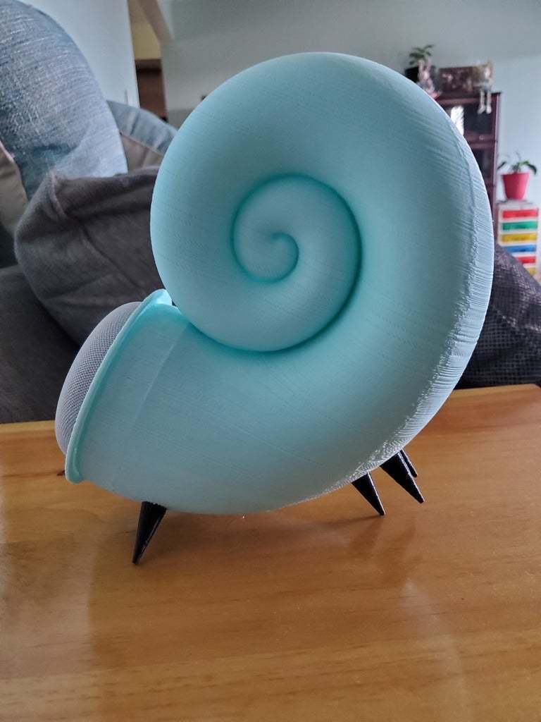 Free STL file Nautilus Shell Google Home Mini Holder 🐚 (3MF)・3D ...
