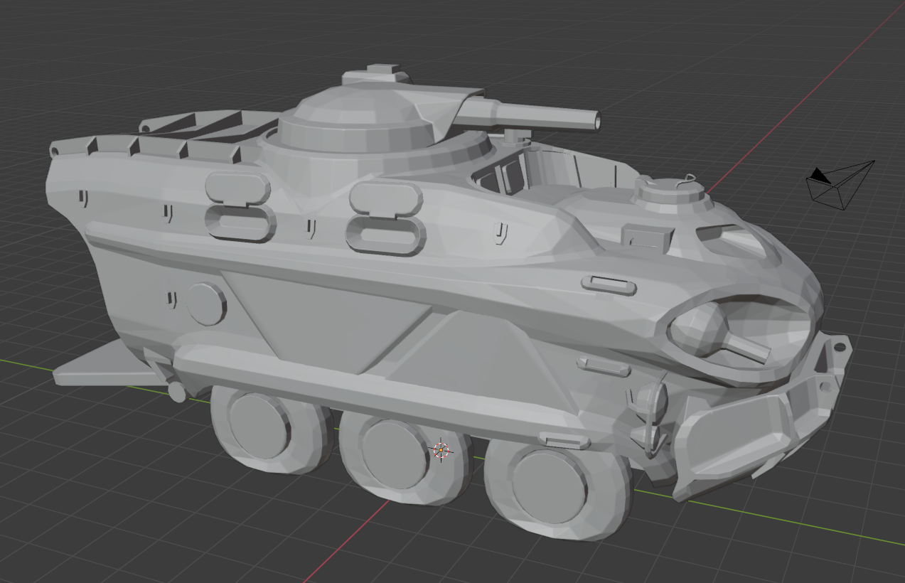 arquivo STL Pieza de terreno Fallout Wasteland Warrior APC 🎲 ・design ...