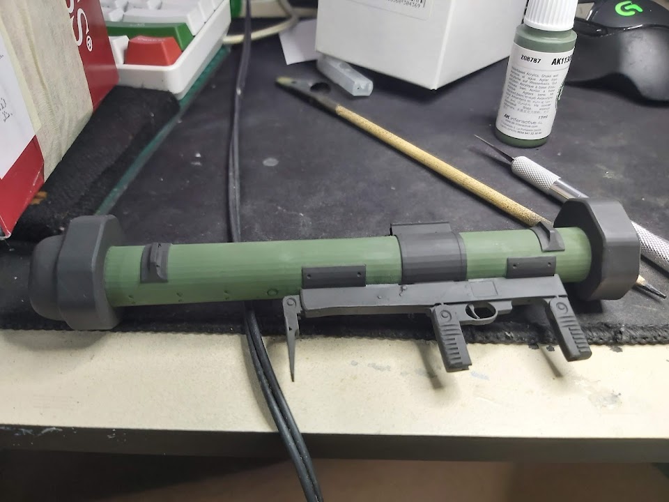 Impresión 3D MATADOR / RGW90 a escala 1:6 (Pre-soporte) • Hecho con una impresora 3D Creality LD ...