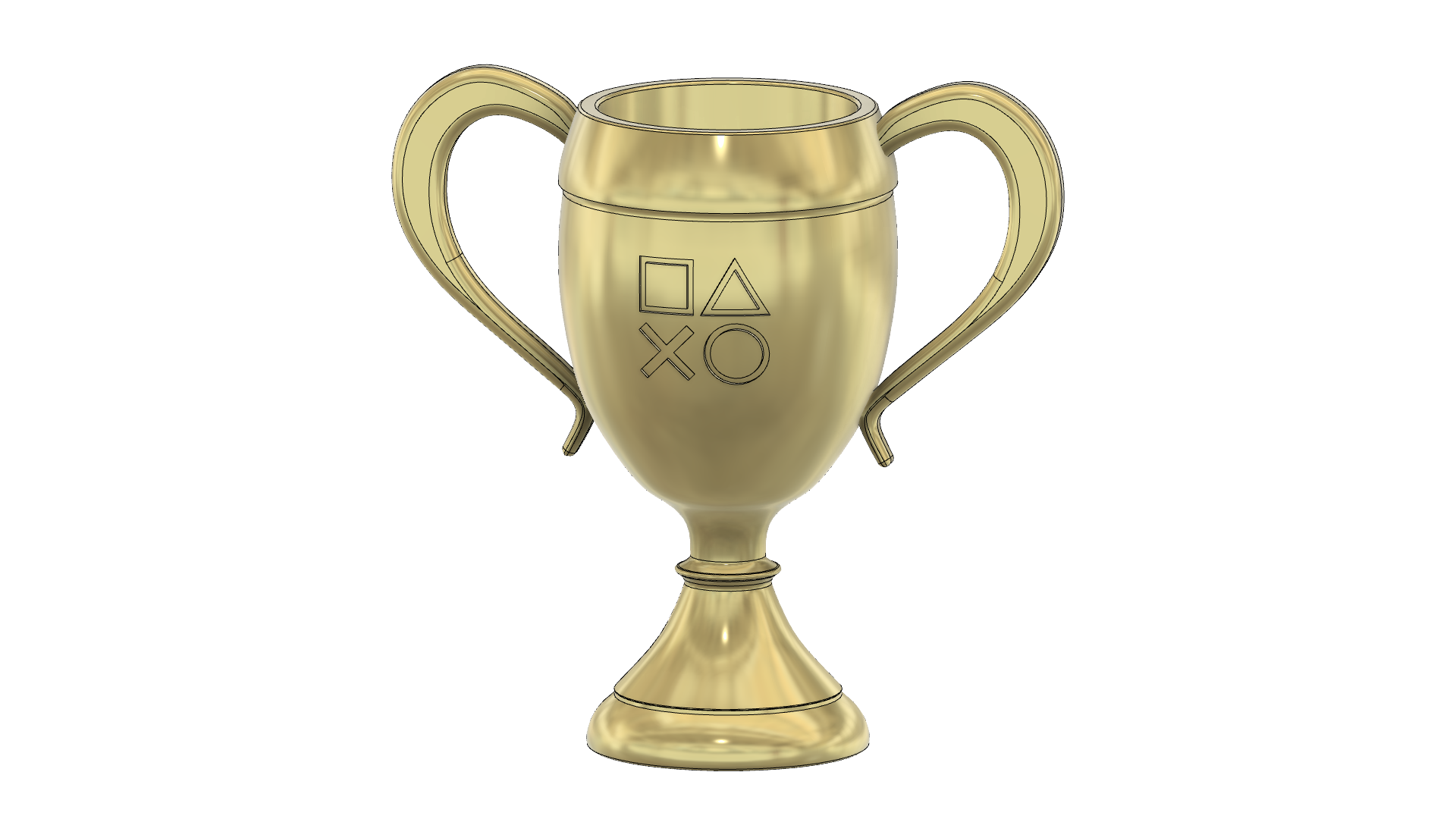 🎮 PlayStation Trophy・ STL File for 3D printing・Cults