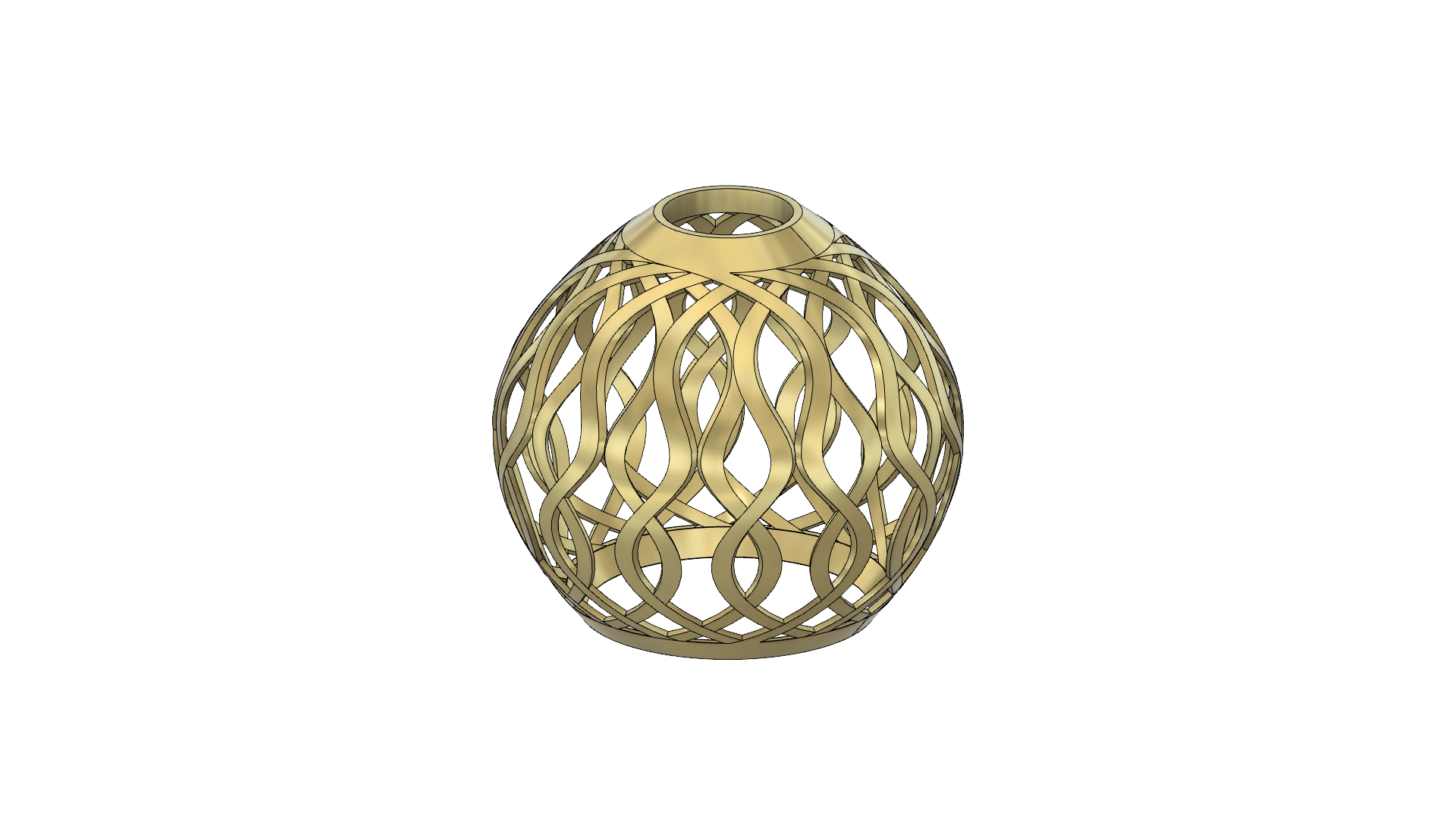 STL file Wavy pendant lamp 🔦 ・3D printable design to download・Cults