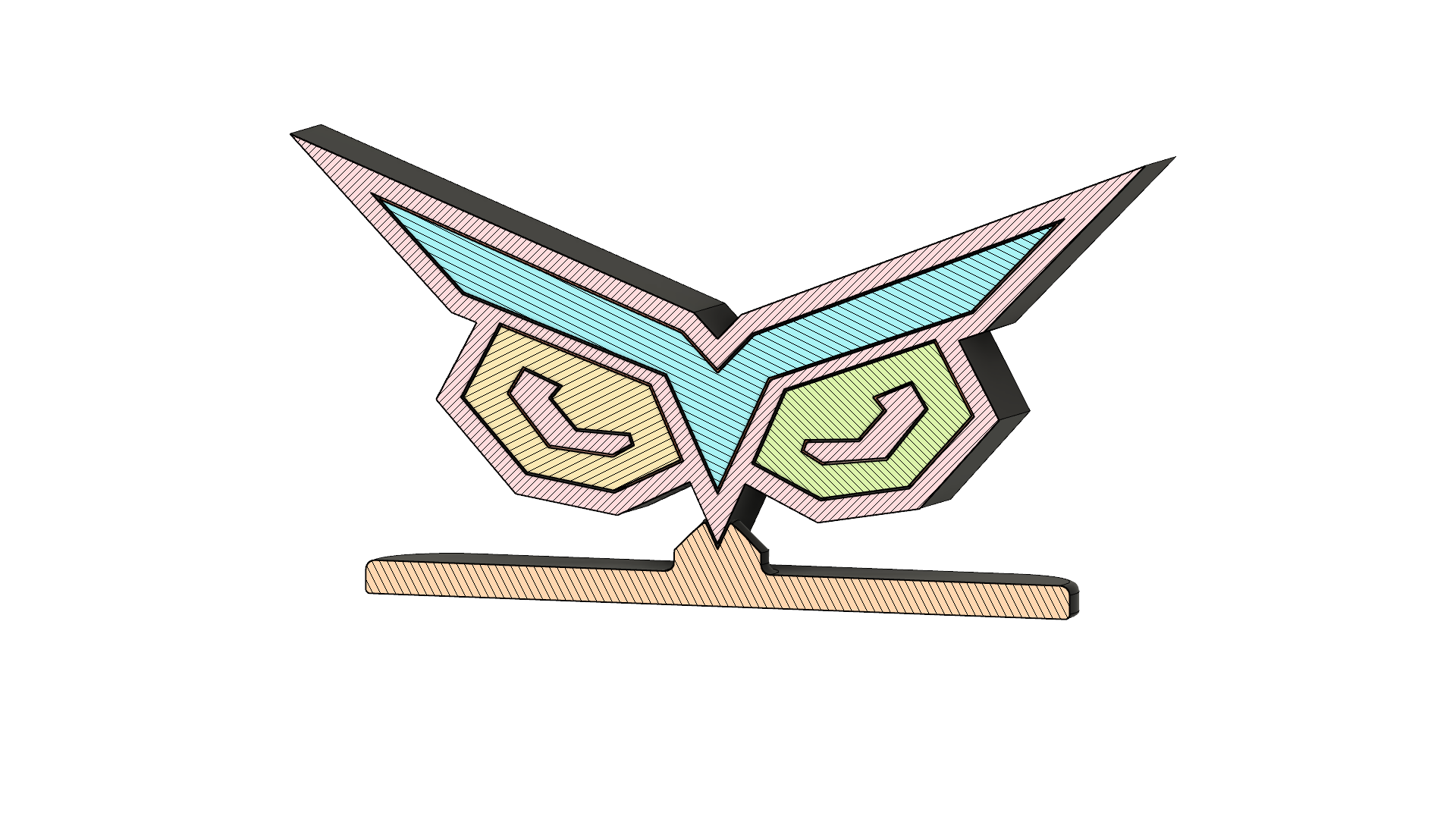 Archivo STL Soporte Asus Rog Strix 🕹️・Objeto imprimible en 3D para ...