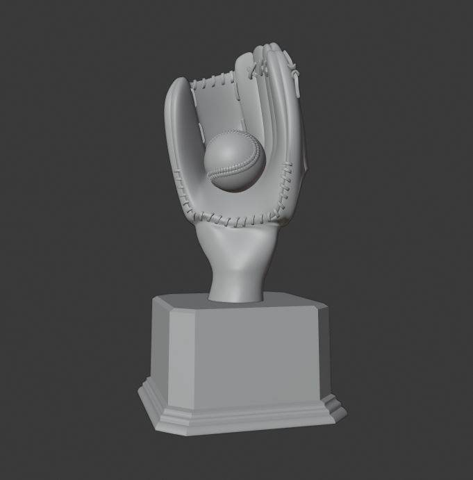 ⚾ Baseball Trophy - Champion・ STL File for ・Cults