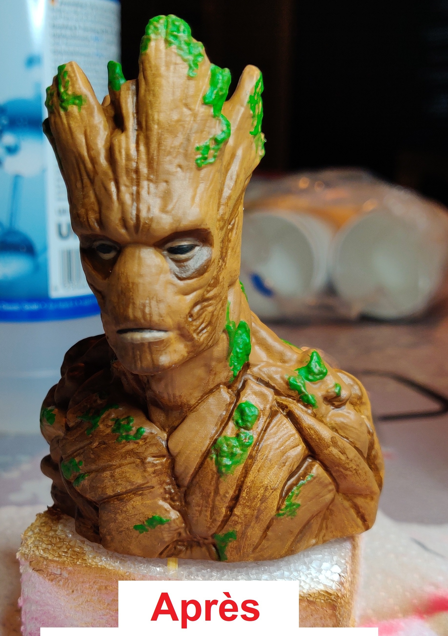Groot Buste Groot Sculpture imprimable en 3D • fait avec Elegoo Mars UV ...