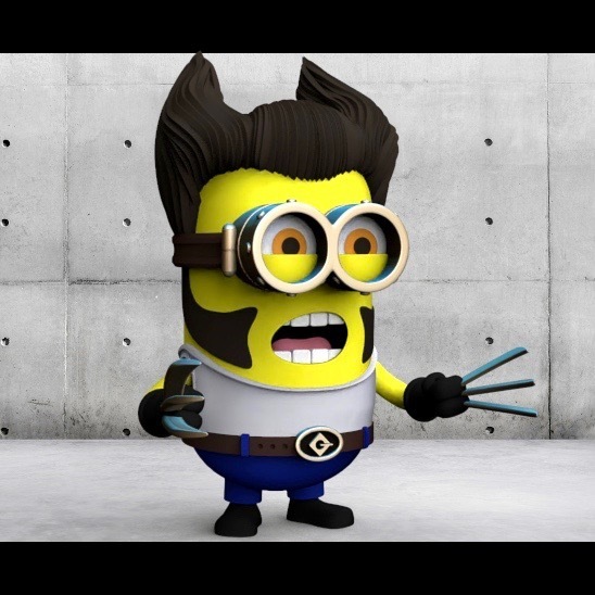 Archivo 3D Wolverine Minion STL 👹・Modelo de impresión 3D para descargar ...