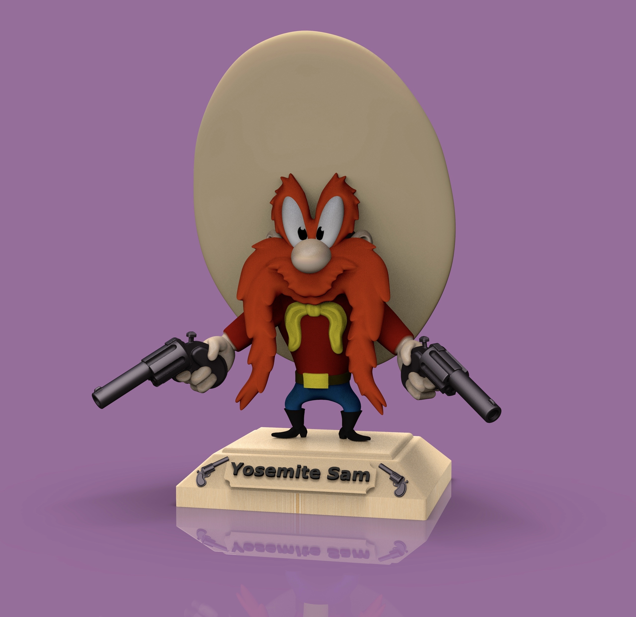 👽 Yosemite Sam STL・ 3D File for ・Cults