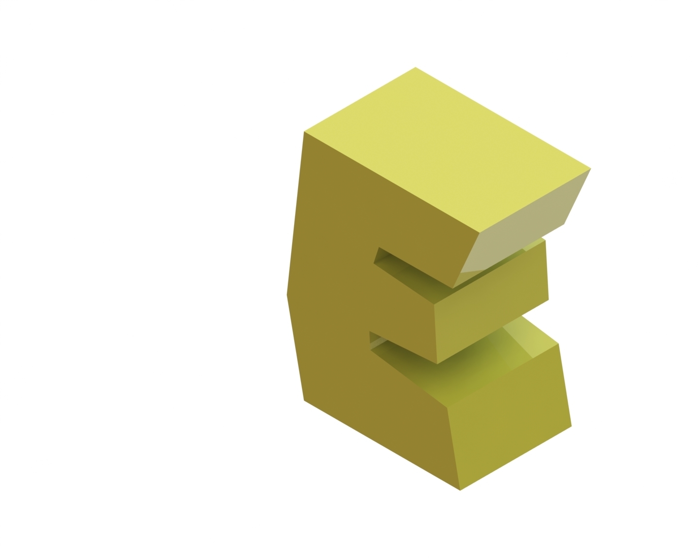 Free STL file Letter E 🗺️ ・3D printable model to download・Cults