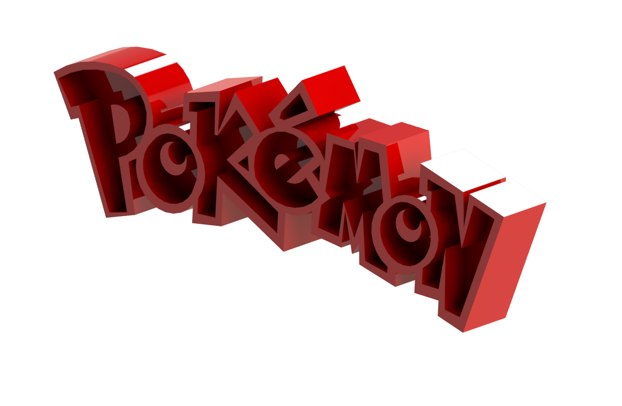 🐉 POKEMON LOGO・Free STL File for ・Cults