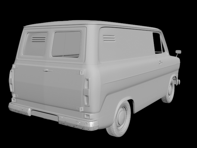 STL file FORD TRANSIT MK1 RC Body Wb313 🚙 ・Model to download and 3D ...