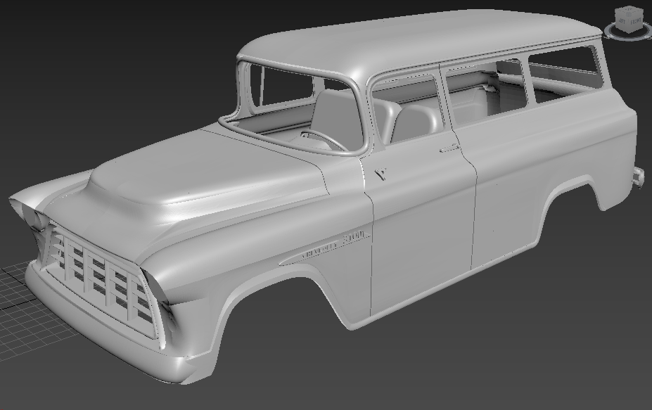 STL file Chevrolet SUBURBAN'55 313/324mm wheelbase(RC BODY) 🚙 ・3D ...