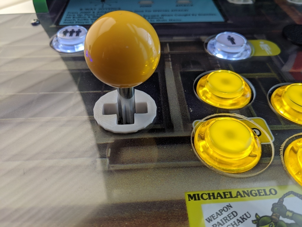 Archivo 3D gratis Arcade1Up Restrictor de joystick de 4 direcciones 🕹️ ...