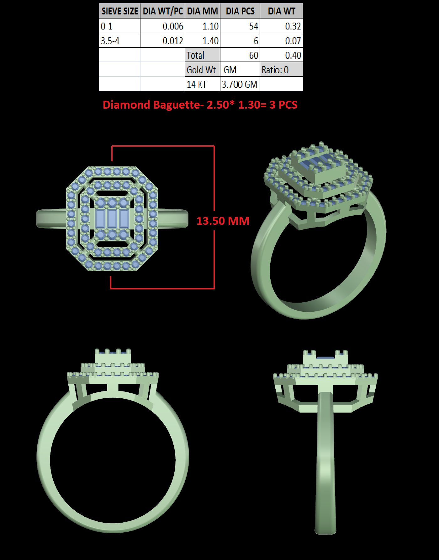 STL file invisible setting Ring 🫥 ・Model to download and 3D print・Cults