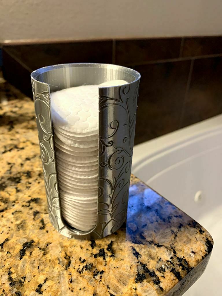 Free STL file Cotton Rounds Holder 🛁 ・3D print design to download・Cults