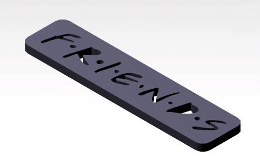 ⛪️ FRIENDS series logo・ 3MF File for ・Cults