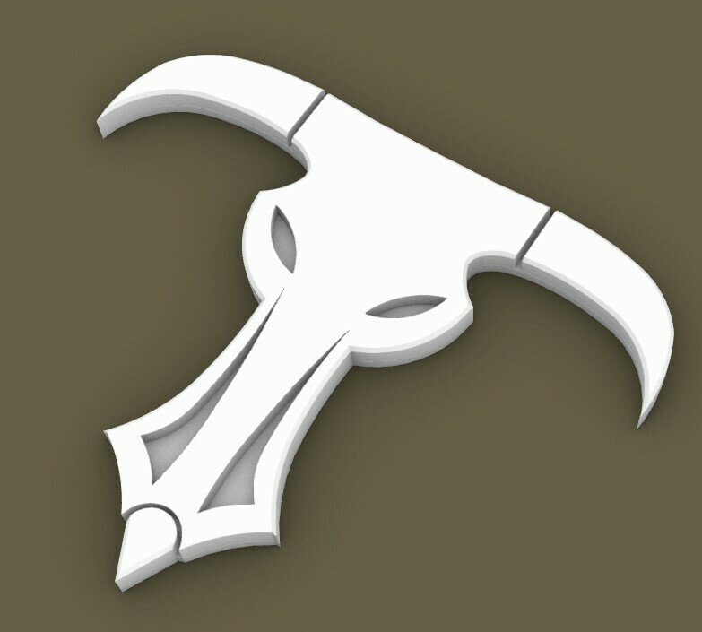STL file Minotaurs Chapter Symbol 40K ⚔ ・3D printable model to download ...
