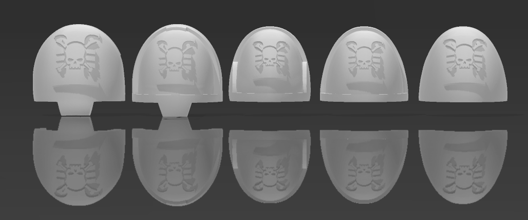 Файл STL Deathwatch Space Marine Icon Moulded 'Hard Transfer' 🛰 ・Модель ...