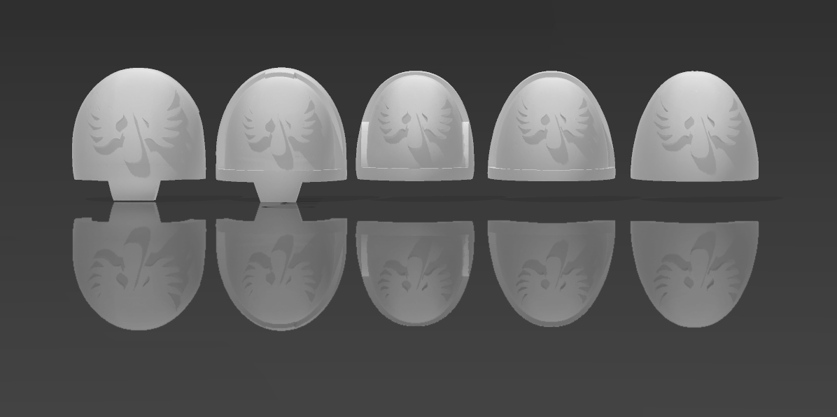 STL file Blood Angels Space Marine Icon Moulded 'Hard Transfer' 🩸 ・3D ...