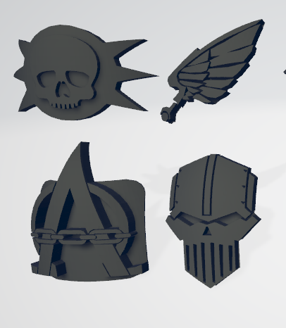 🎲 All Traitor Legions Icon Moulded 'Hard Transfer' for Horus Heresy ...