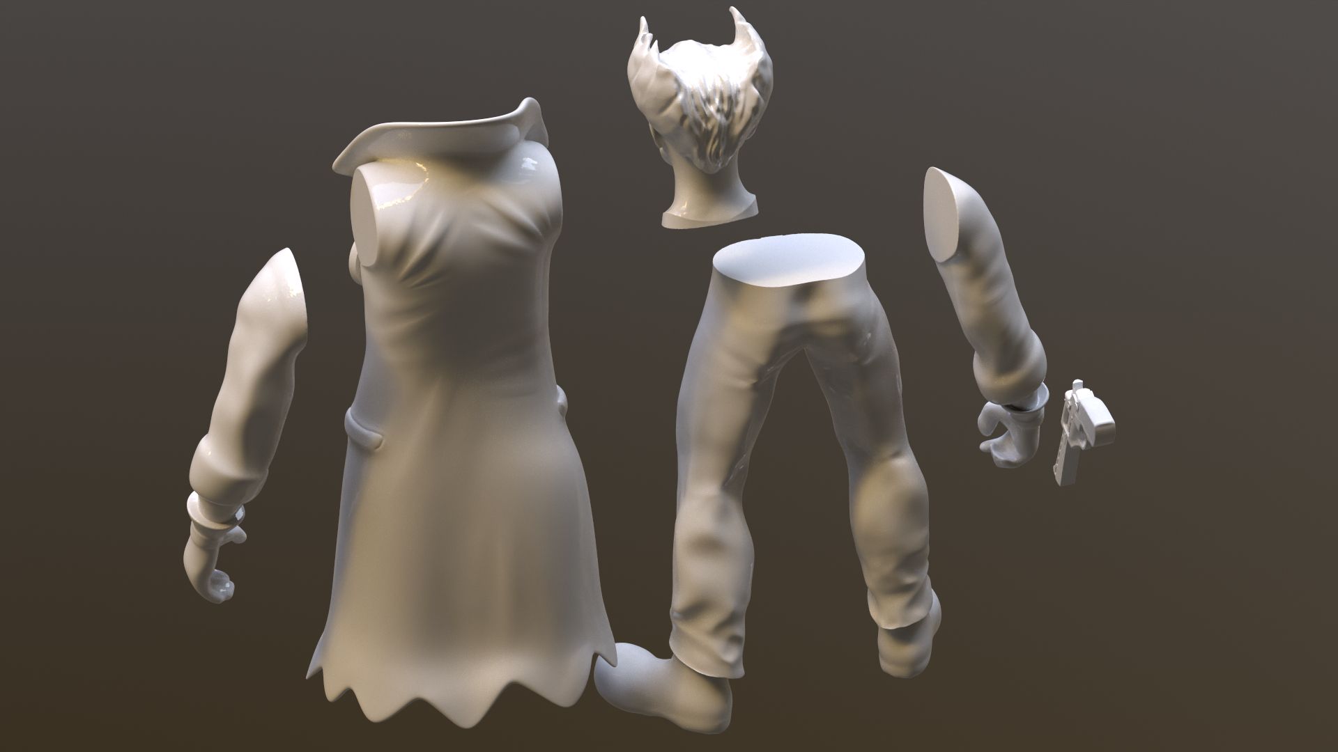 🥷 Scrag Pre-mutation - TMNT 1987・Archivo 3D para ・Cults